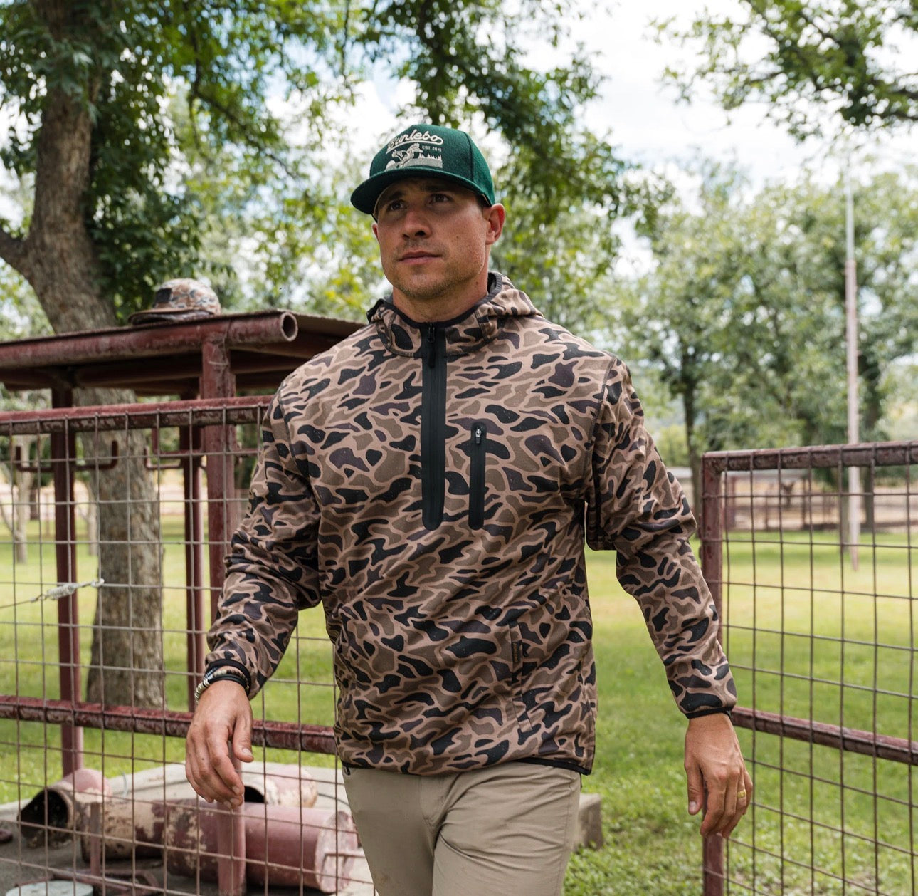 Duke Tech - Mid Layer - Gauge Camo Burlebo – Waverly’s and Allen Dales